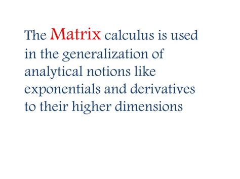 Applications Of Matrices In Real Life Pptx Physics Science