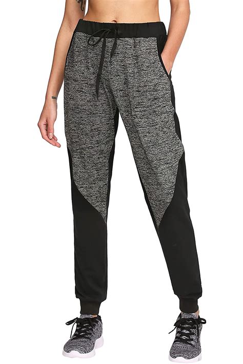 Ladies Fashion Drawstring Waist Casual Sports Workout Active Jogger Pants