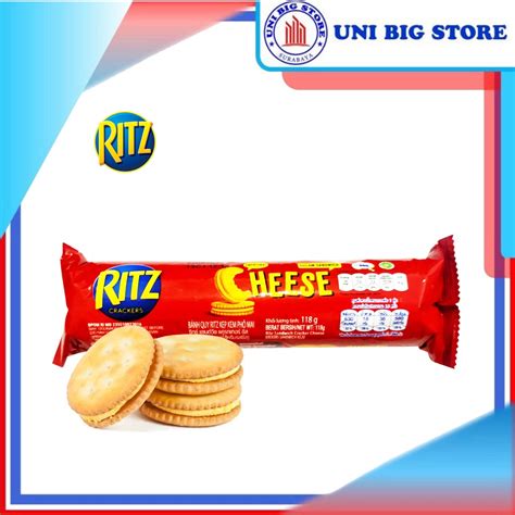 Jual Ritz Sandwich Cheese Krim Keju Crackers Biscuit 118 Gr Biskuit Krekers Shopee Indonesia