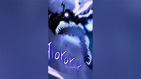 Jin Woo And Kaisel🥶😱 Manhwa Shorts Sololeveling Viralshort Youtube