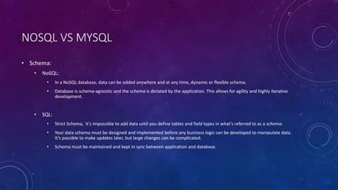 Nosql Vs Sql Pptx