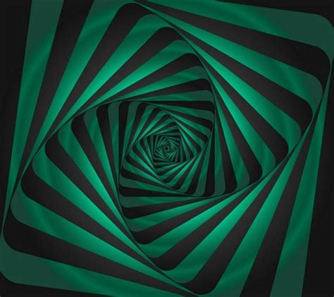 Blue And Black Spiral Design