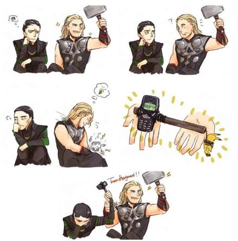 Loki And Thor Cute