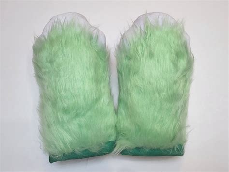 Chibi Fursuit Paws Chunky Mochi Paws Mint Green Mochi Paws Premade