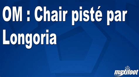 OM Chair pisté par Longoria Football MAXIFOOT