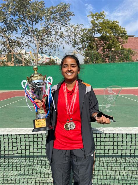 Pushti Laddha Is One Of Indias Most Promising Young Tennis Star