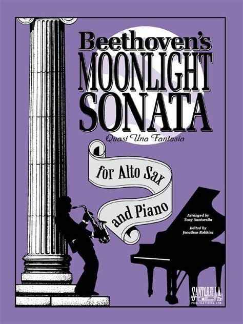 Moonlight Sonata For Alto Sax And Piano Santorella Publications LTD