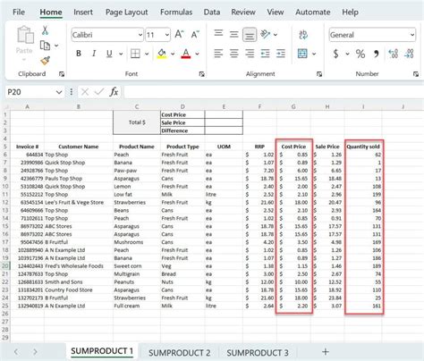 How The Sumproduct Formula In Excel Can Help You Work More Efficiently Excel At Work