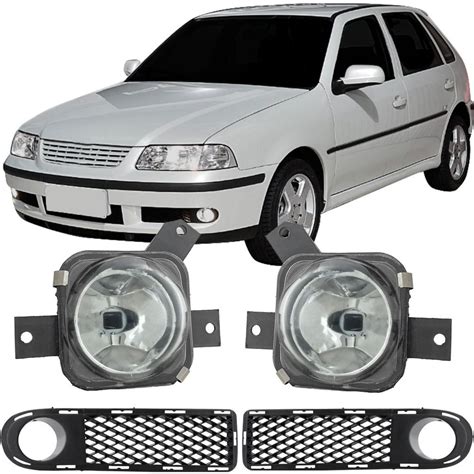 Par Farol Milha Gol G3 2000 01 02 03 04 Ate 2005 Auxiliar Neblina