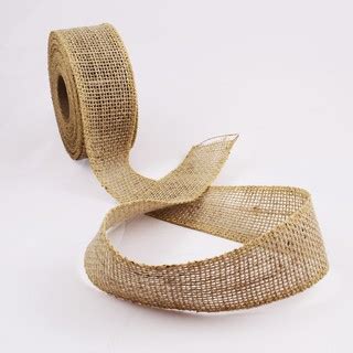 Fita De Juta Cor Natural 2cm 3cm 4cm 5cm 9cm Larg X 9 5m Natural