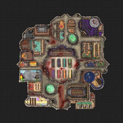 Wizard College Map By Limithron Limithron