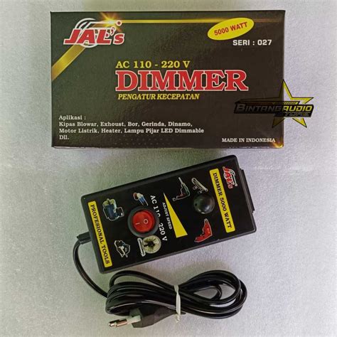 Jual Dimmer 2000w Dimer Ac Voltage Regulator Speed Control Shopee Indonesia