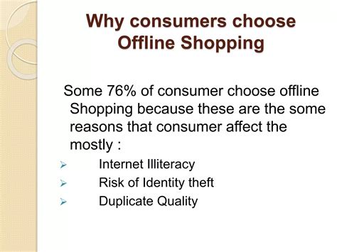 Presentation On Survey Online Vs Offline Shopping Pptx Internet