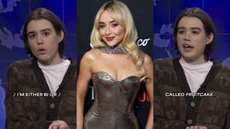 Why Doesnt Anyone Think Sabrina Carpenter Is Gay Snls Jane Wickline