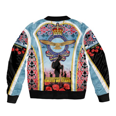 Royal New Zealand Air Force Anzac Day Bomber Jacket Te Tauaarangi O
