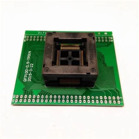 Programming Socket Adaptor TQFP100 QFP100 LQFP100 0 5mm Pitch Burn In