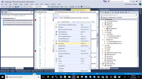 an easy way to create a sample unit test project with xunit
