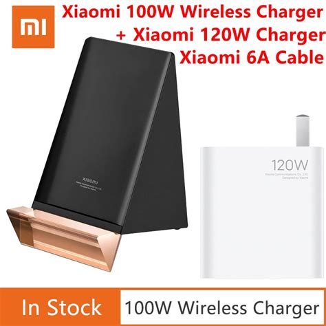 Xiaomi 100W Carregador Sem Fio De 50W 100W Suporte De Carregamento