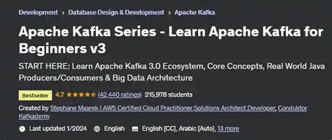 آموزش آپاچی کافکا Apache Kafka نسخه 3 برای مبتدیان — یودمی ایران