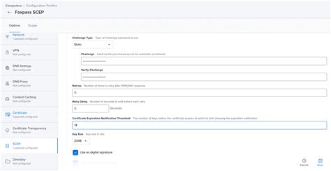 jamf scep configuration