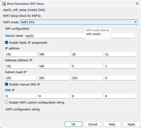 Wifi Setup Block