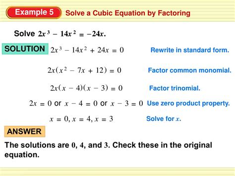 PPT 6 5 Factoring Cubic Polynomials PowerPoint Presentation Free Download ID 2795627