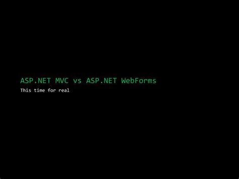 Ppt Aspnet Mvc Framework Powerpoint Presentation Free Download Id