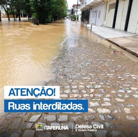 Quinta Feira ENCHENTE Ruas Interditadas Em Itaperuna Veja Abaixo Blog Do Adilson