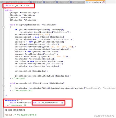 Qt第一个程序命名空间详解，解释uiwidget的和xxxcpp的联系qt 中两个名字字相同ui命名空间 Csdn博客