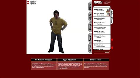 Web Design Museum On Twitter Dancing Paul Flash Website In