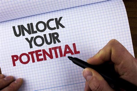 Writing Note Showing Unlock Your Potential Business Photo Showcasing