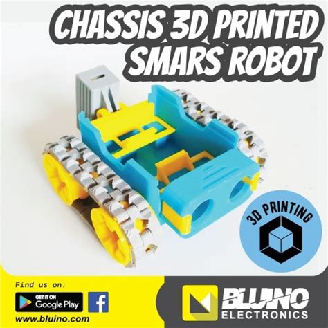 Jual Chassis 3d Smars Robot Car Frame Mobil Arduino Chasis Kab