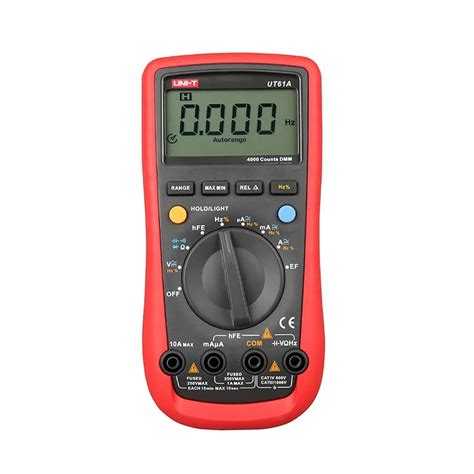 Digital Multimeter UNI T UT61A High Reliability Professional Electrical Handheld Tester CD