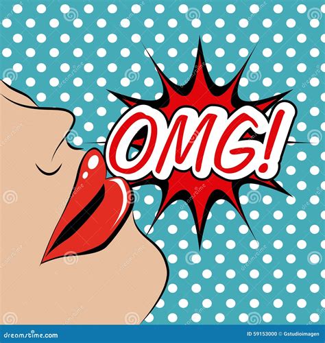 Pop Art Cartoon Graphics Stock Vector Illustration Of Comic 59153000