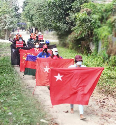 အကြမ်းဖက် စစ်ကောင်စီ ချေမှုန်းရေး ၃၄၂ ရက်မြောက် ကလေးမြို့ပင်မသပိတ်စစ်ကြောင်း ချီတက်ဆန္ဒပြ Khit