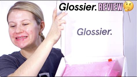 Full Face Of Glossier Makeup Youtube