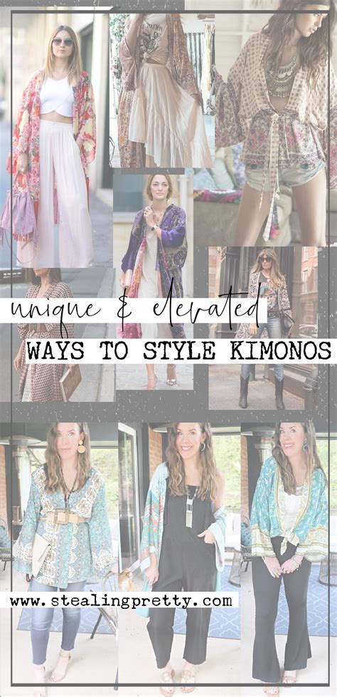 How To Wear A Kimono Different Unique Styling Ideas Stealing Pretty