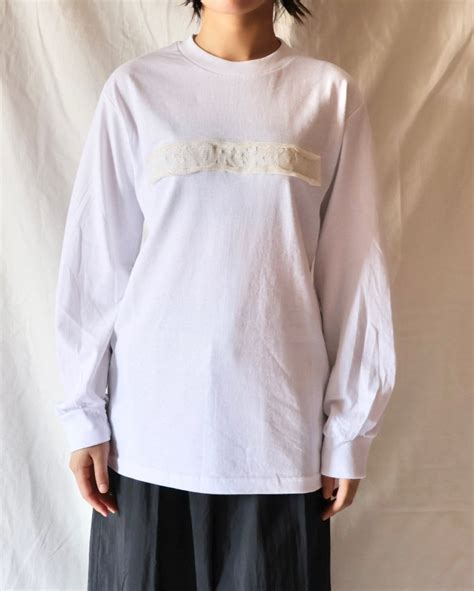 Midorikawa：nesm Logo Ls Tee White×ivory Orann Online Shop
