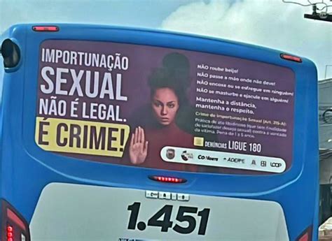 Recife Lança Campanha Contra Importunação Sexual Nos Transportes