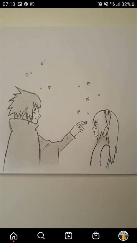 Sasusaku Sasusaku Drawings Naruto Shippuden