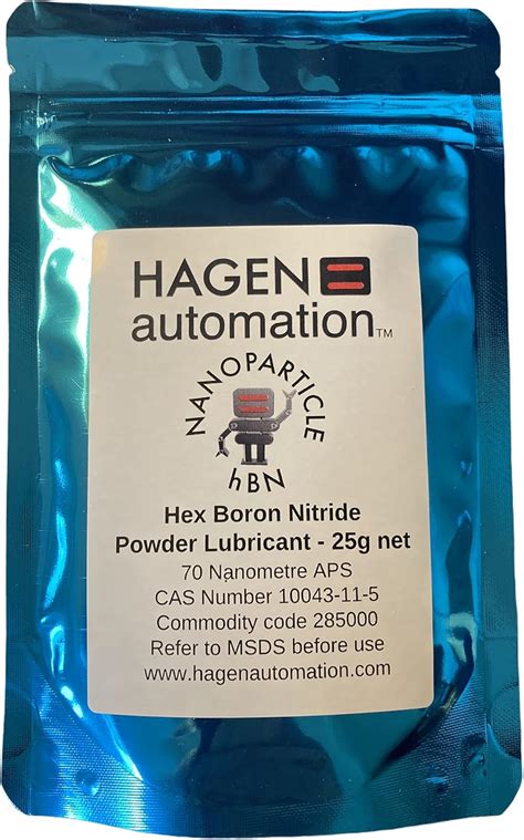 25g Nanoparticle Hbn Hexagonal Boron Nitride Powder 70 Nm Aps Foil