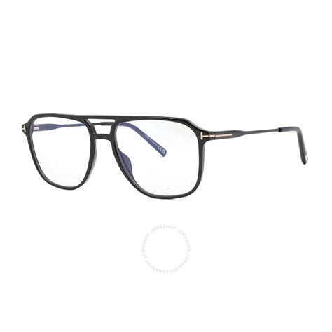 Tom Ford Blue Light Block Navigator Mens Eyeglasses Ft5665 B 001 54