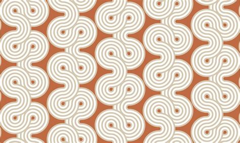 추상 수직 복잡한 라인 부족 최면 미로 줄무늬 복고풍 매듭 기하학적 원활한 프리미엄 벡터