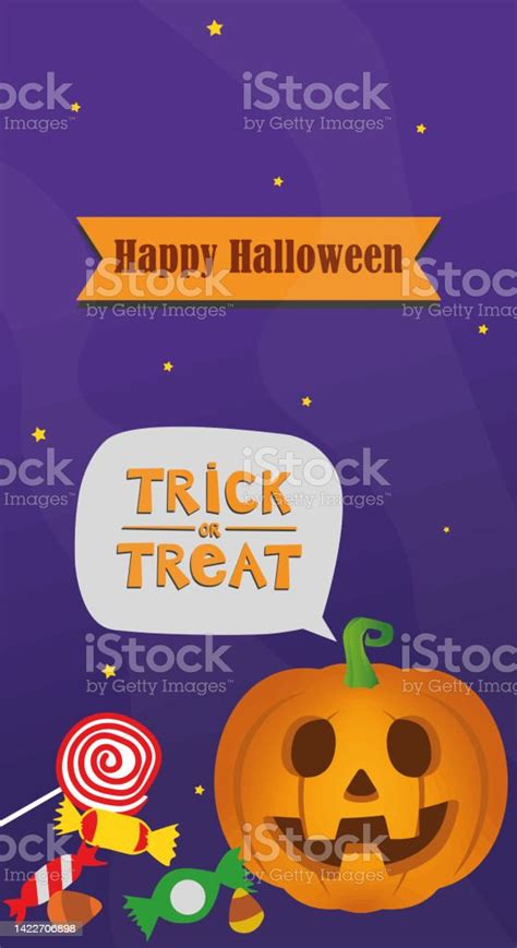 カボチャとキャンディーのハロウィーンイラストバナー お祝いのベクターアート素材や画像を多数ご用意 お祝い アイコン アイコンセット