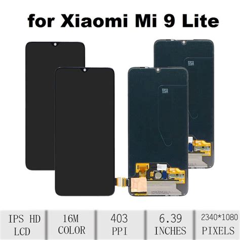 Xiaomi Mi 9 Lite Super AMOLED LCD Display Touch Screen Digitizer Assembly