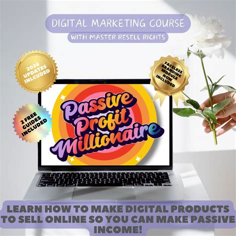 Passive Profit Millionaire Digital Marketing Course Etsy