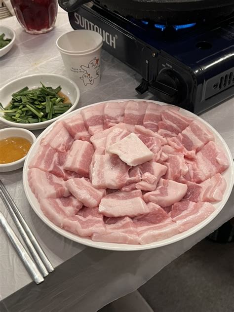 강릉 강릉 유천지구 생고기삼겹살 맛집 대선보해 소주 파는 강릉 불빛 네이버 블로그