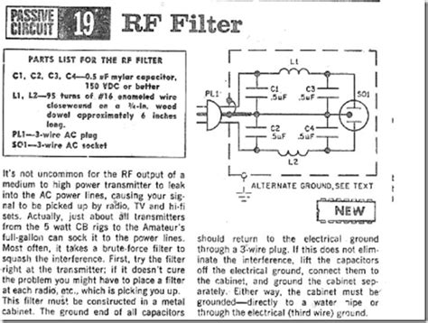 Hobby Electronics Circuits Rf Filter