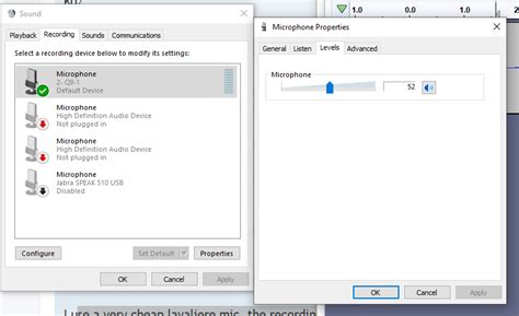 Usb Microphone Creating Low Frequency Hiss Windows Audacity Forum