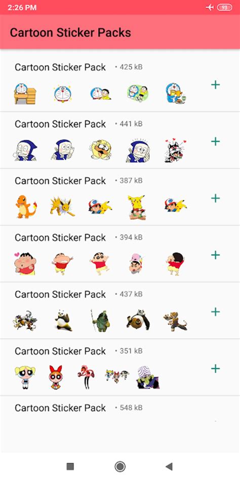 Cartoon Stickers For Whatsapp Wastickerapps Apk For Android Download